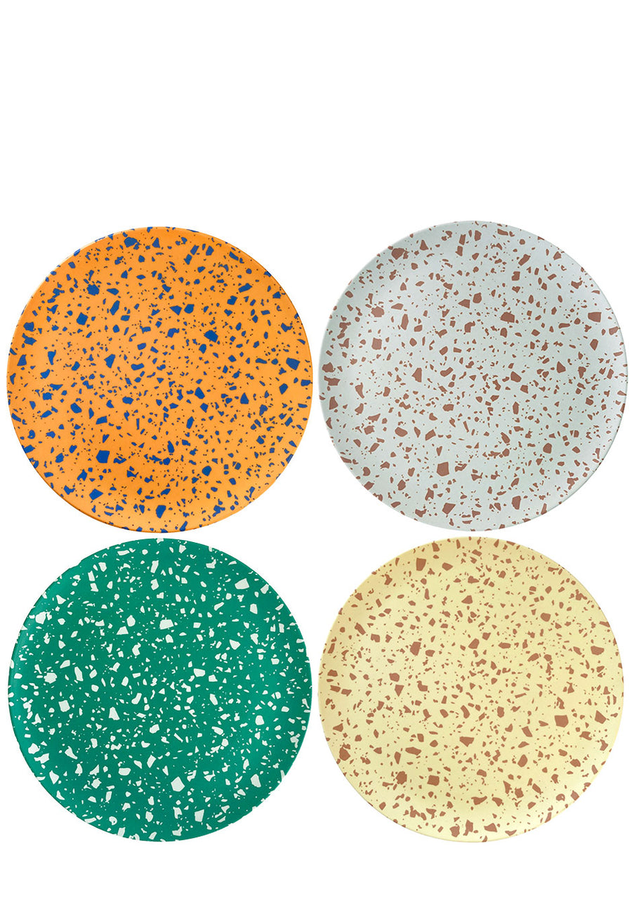 Terrazzo Side Plates Assorted - Set of 4 – Xenia Taler